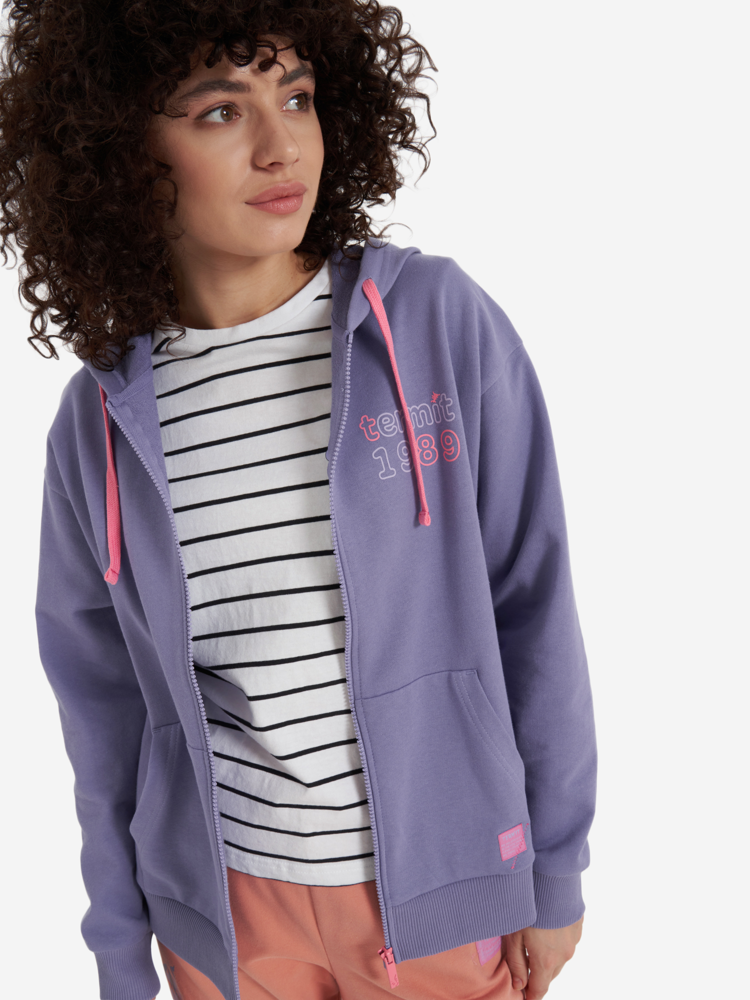 Толстовка женская Termit лавандовый цвет — купить за 4790 тг со скидкой 70 % в интернет-магазине ...