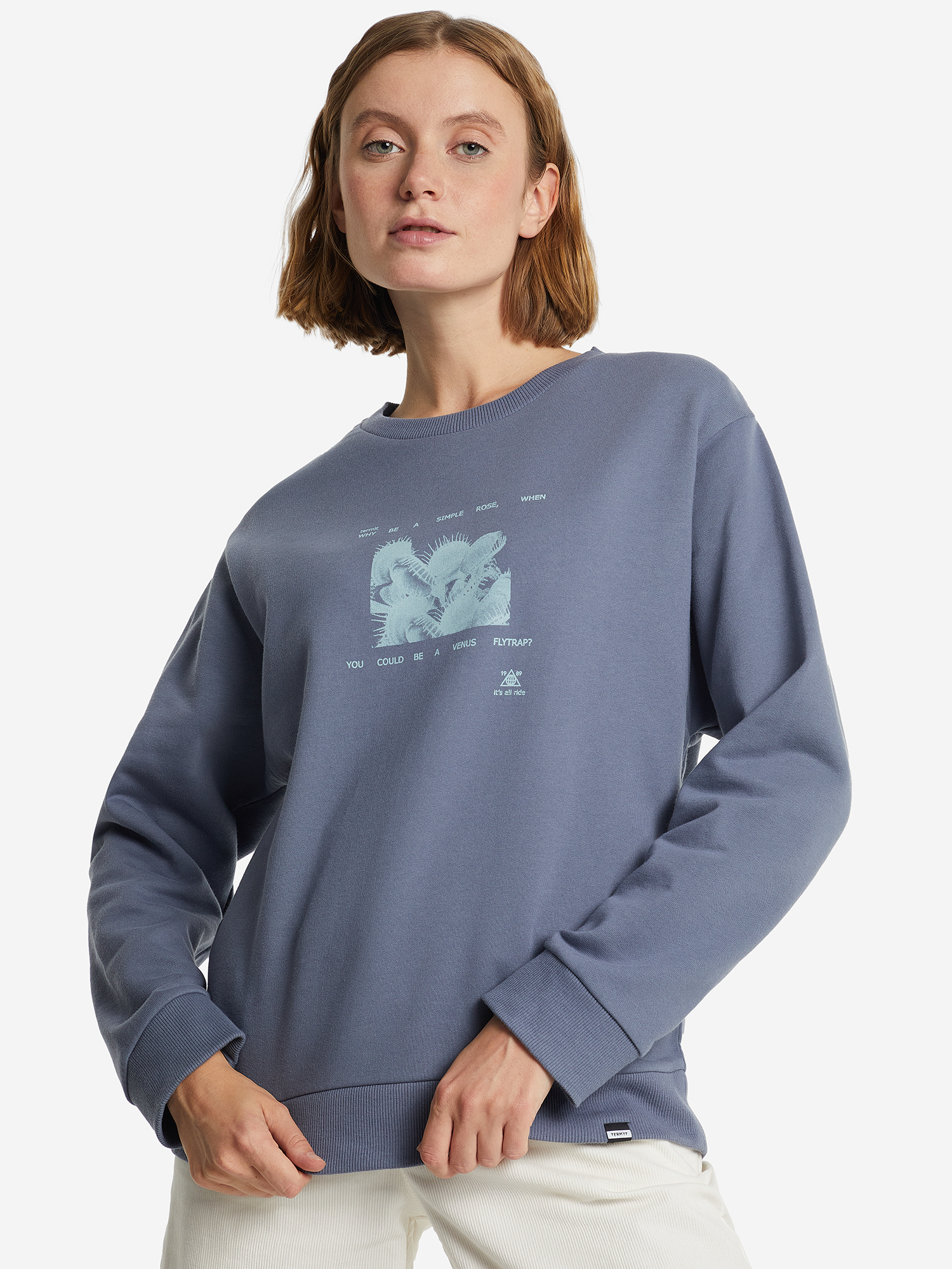 Свитшот женский Termit графитовый цвет — купить за 2990 тг со скидкой 70 % в интернет-магазине ...