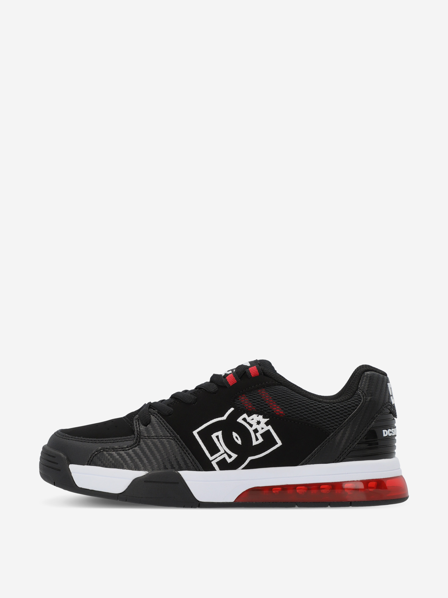 Кеды мужские DC Shoes Versatile черный/белый/красный цвет — купить за ...
