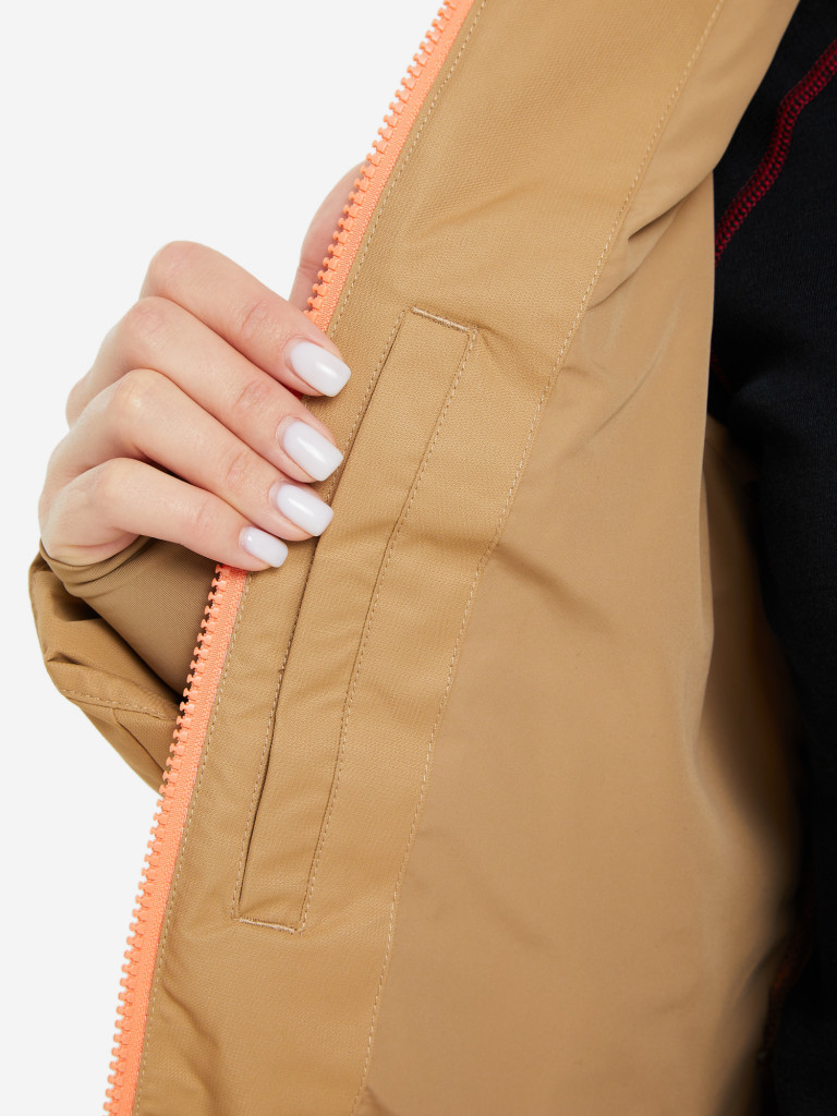 Куртка утепленная женская Termit бежевый/оранжевый цвет — купить за 36490 тг со скидкой 50 % в ...