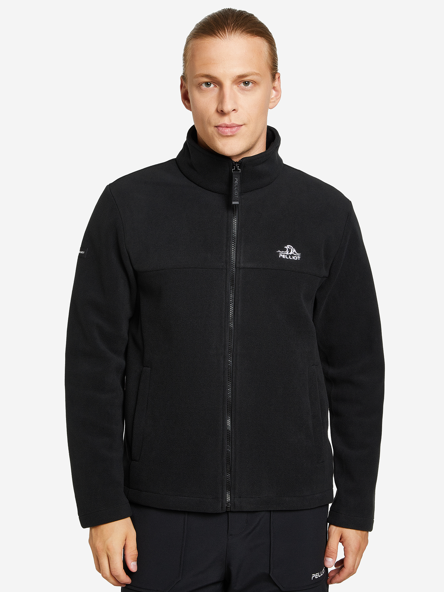Джемпер флисовый мужской Pelliot черный цвет — купить за 14740 тг со скидкой 50 % в интернет ...