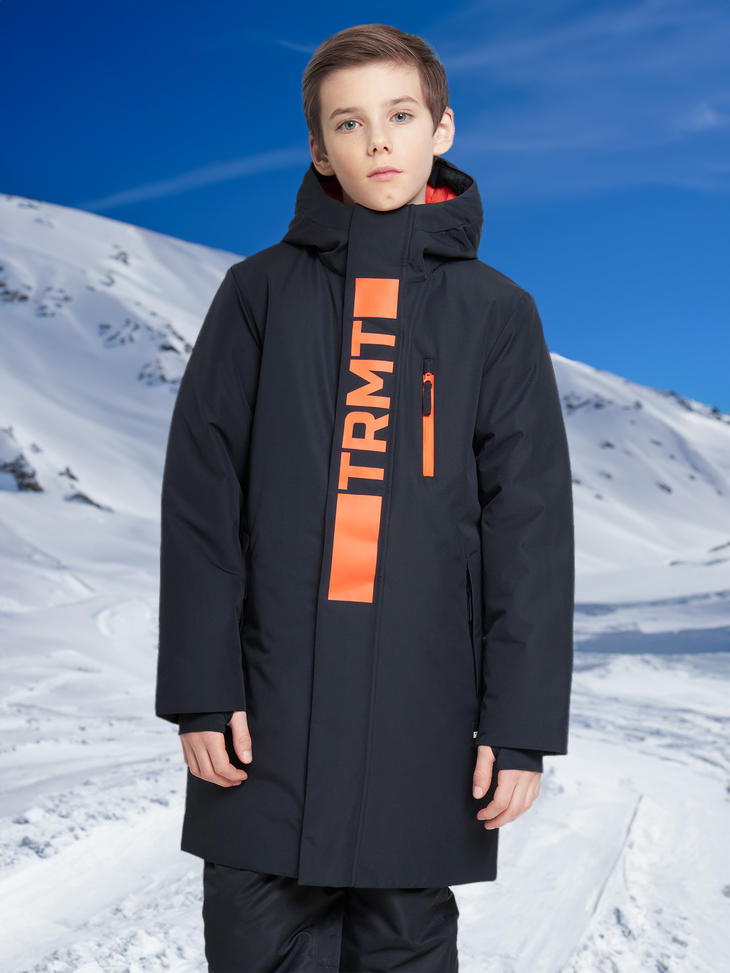Пальто утепленное для мальчиков Termit черный цвет — купить за 10490 тг со скидкой 70 % в ...