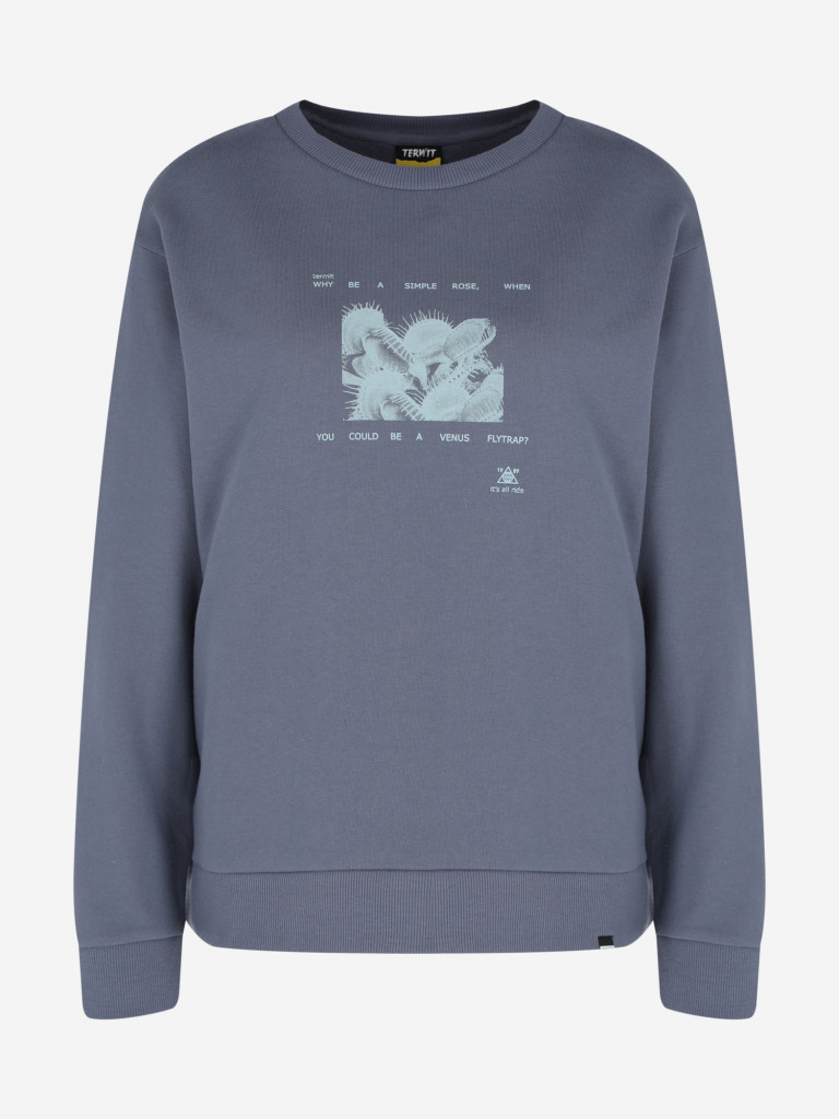 Свитшот женский Termit графитовый цвет — купить за 2990 тг со скидкой 70 % в интернет-магазине ...