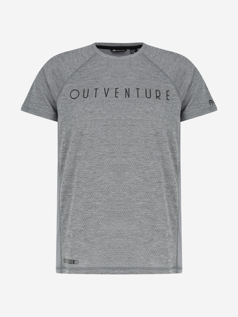 Футболка мужская Outventure серый цвет — купить за 5740 тг. со скидкой ...