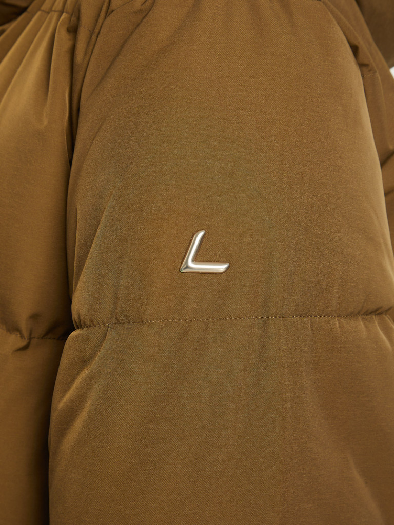 Куртка утепленная женская Luhta Halla коричневый цвет — купить за 41840 ...