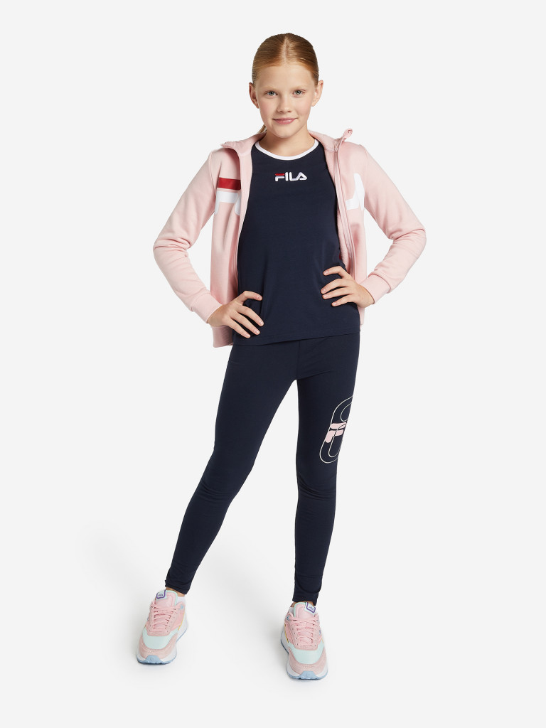 Легинсы для девочек FILA темно-синий цвет — купить за 2690 тг со скидкой 70 % в интернет ...
