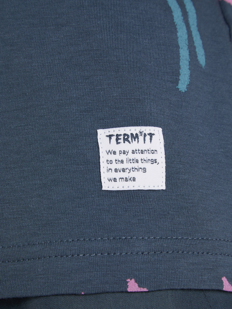 Футболка женская Termit синий цвет — купить за 3140 тг со скидкой 50 % в интернет-магазине ...