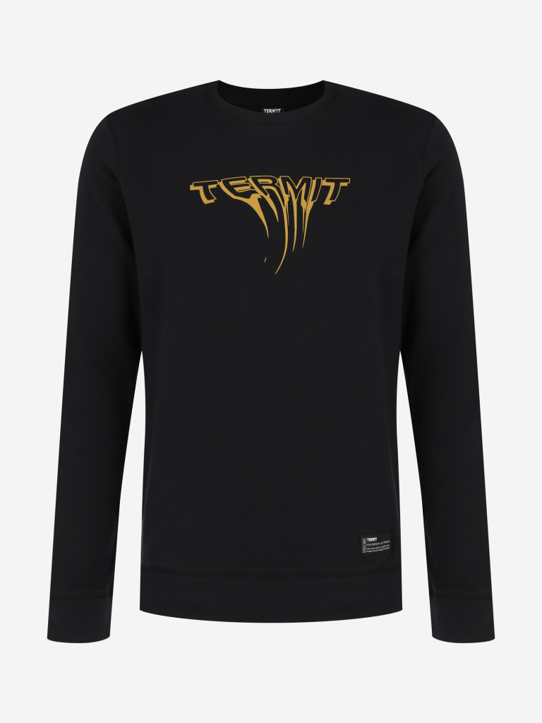 Свитшот мужской Termit черный цвет — купить за 3290 тг со скидкой 70 % в интернет-магазине ...