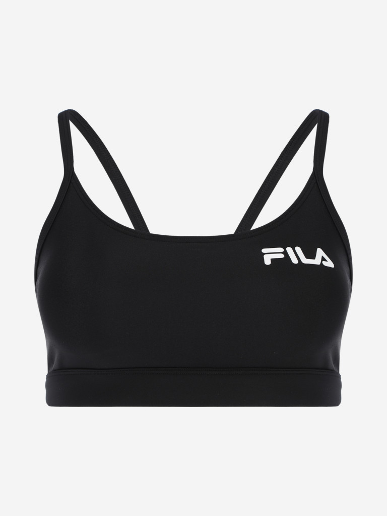 Лиф женский FILA черный цвет — купить за 2690 тг со скидкой 70 % в интернет-магазине Sportmaster