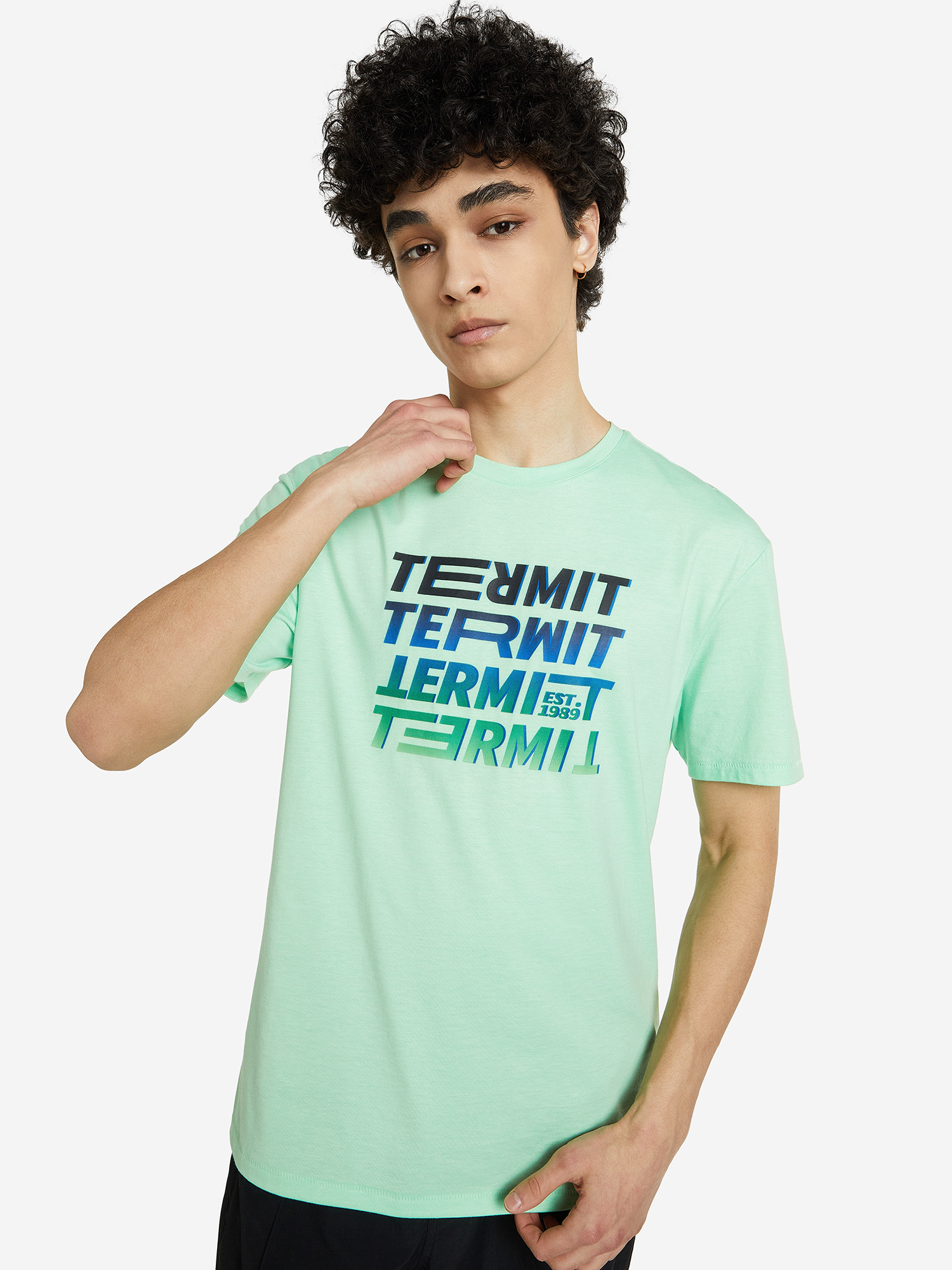 Футболка мужская Termit светло-зеленый цвет — купить за 2990 тг со скидкой 70 % в интернет ...
