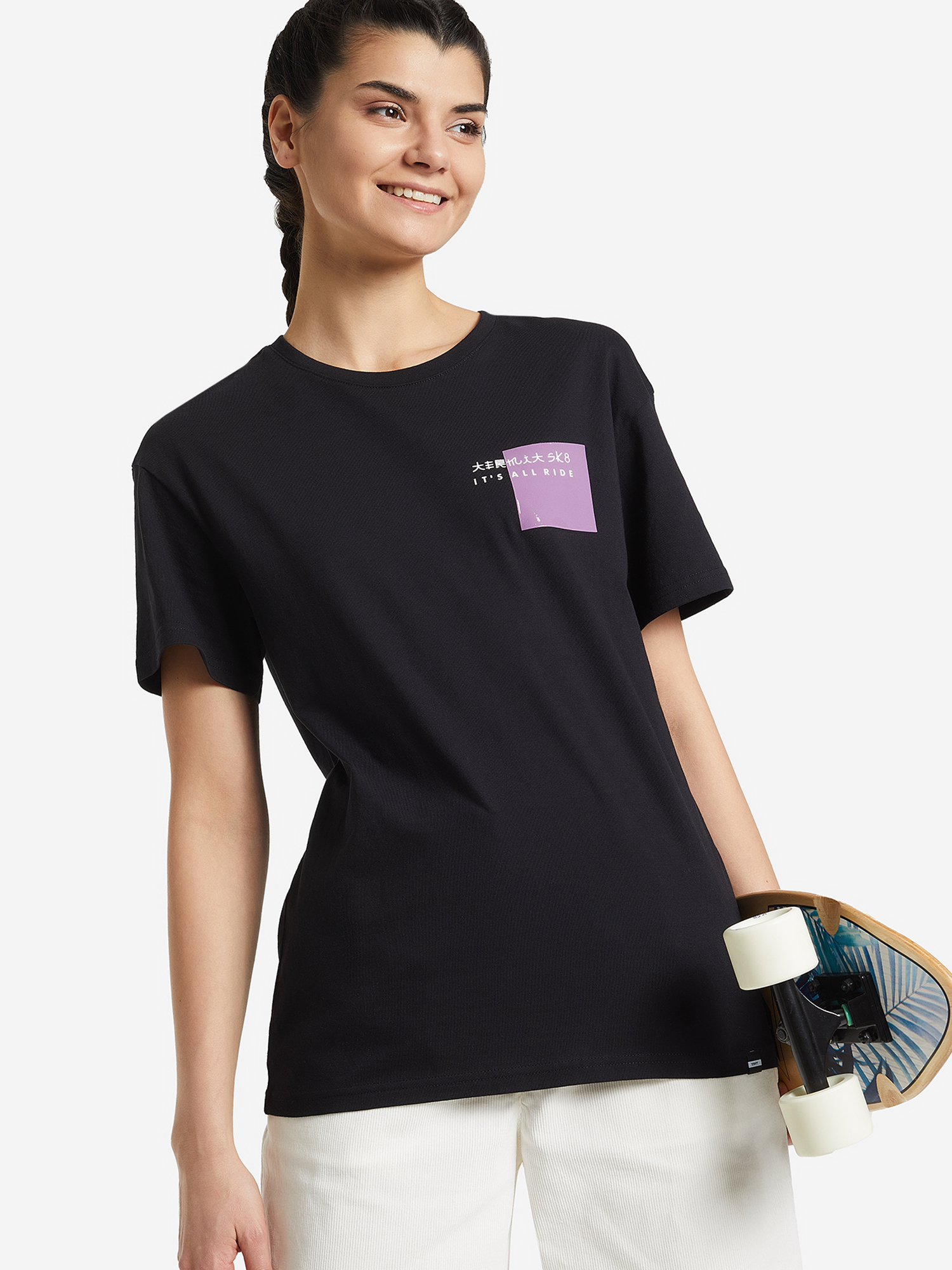 Футболка женская Termit черный цвет — купить за 3140 тг со скидкой 50 % в интернет-магазине ...