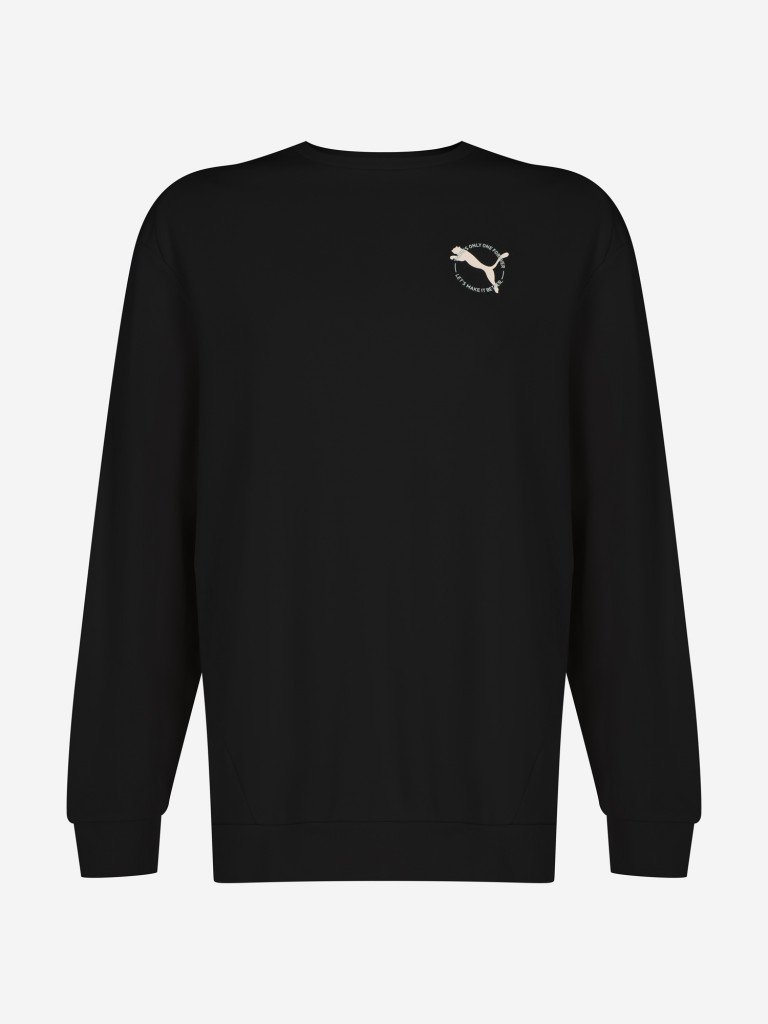 Свитшот мужской PUMA черный цвет — купить за 16240 тг со скидкой 50 % в ...