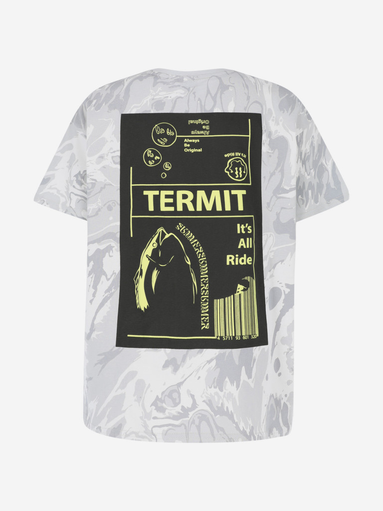 Футболка для мальчиков Termit серый цвет — купить за 3140 тг со скидкой 50 % в интернет-магазине ...