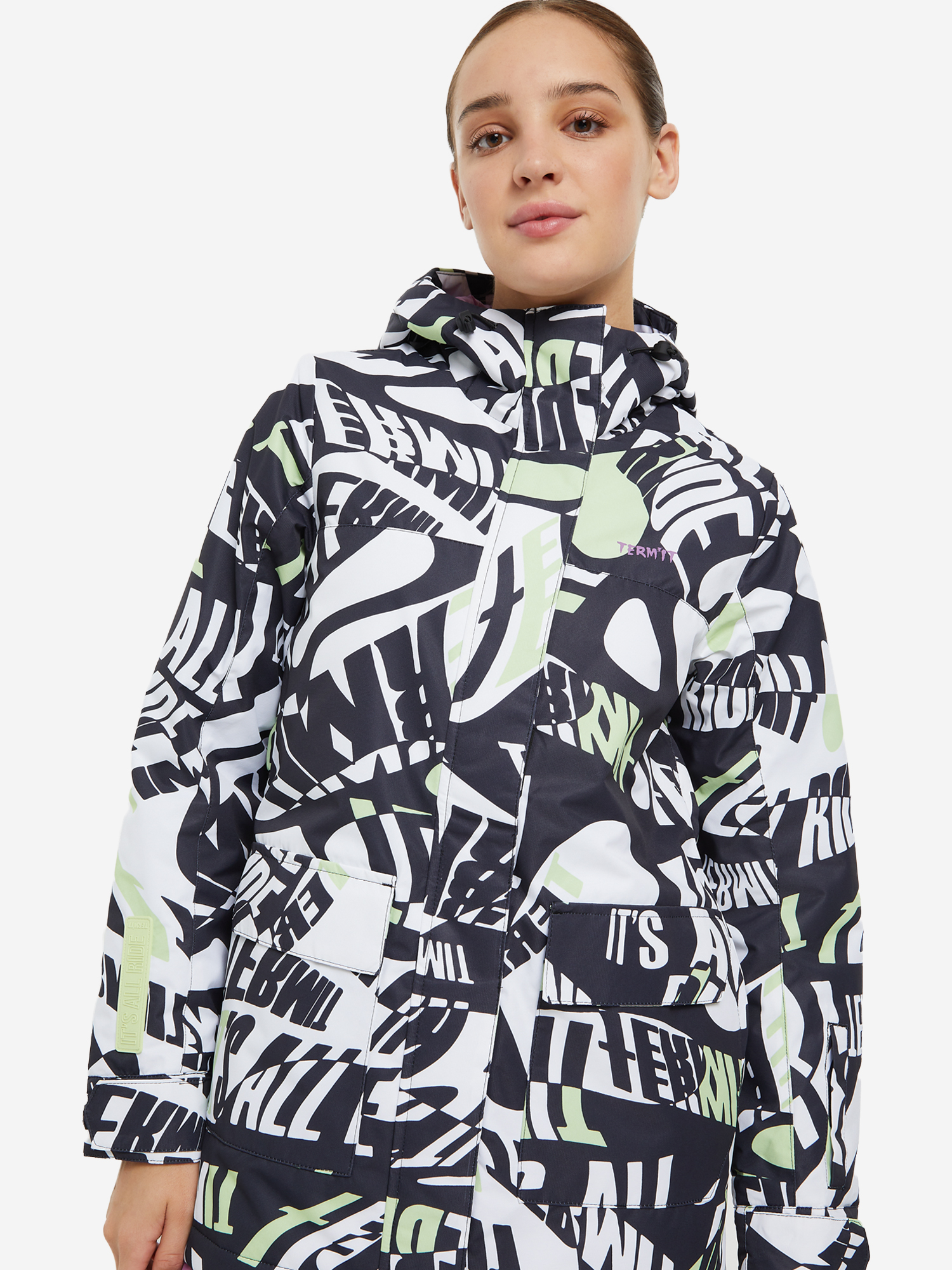 Куртка утепленная женская Termit чёрный цвет — купить за 12740 тг со скидкой 70 % в интернет ...