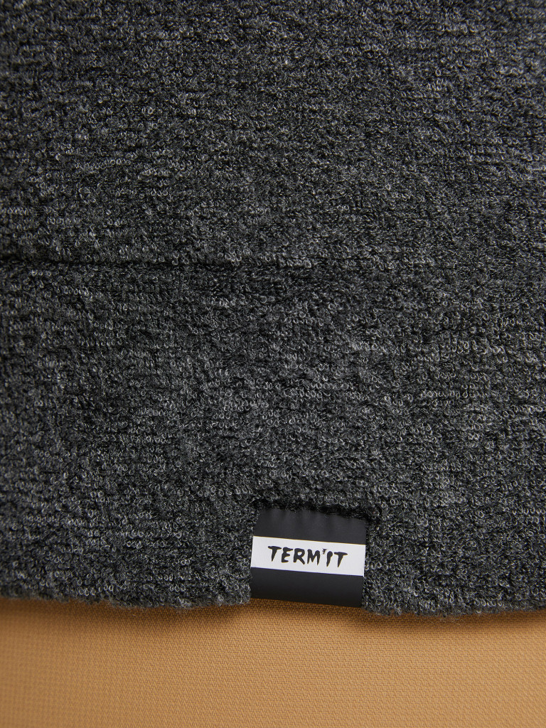 Свитшотженский флисовый Termit чёрный цвет — купить за 3290 тг со скидкой 70 % в интернет ...