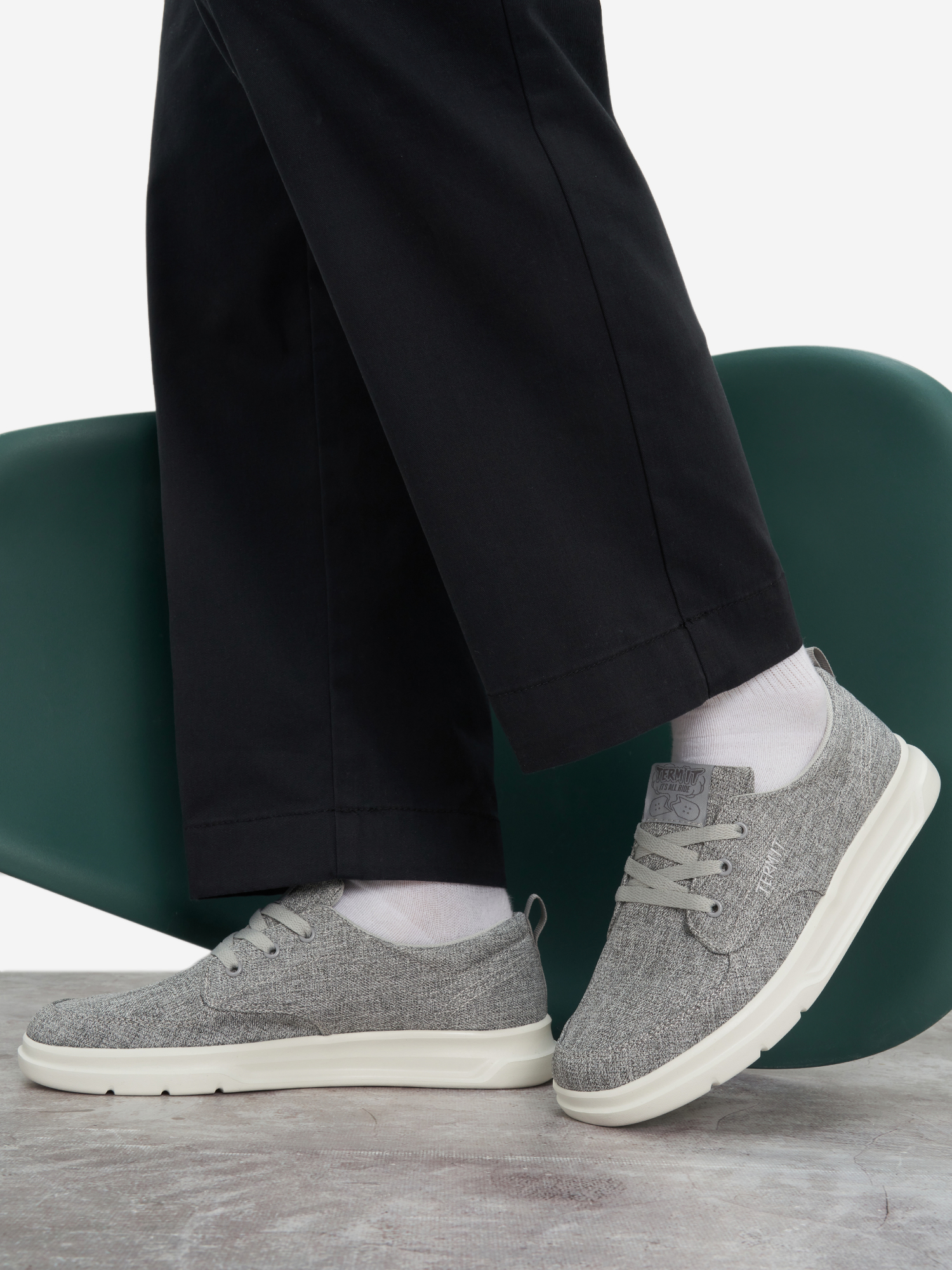 Кеды мужские Termit Bay серый цвет — купить за 9990 тг со скидкой 50 % в интернет-магазине ...