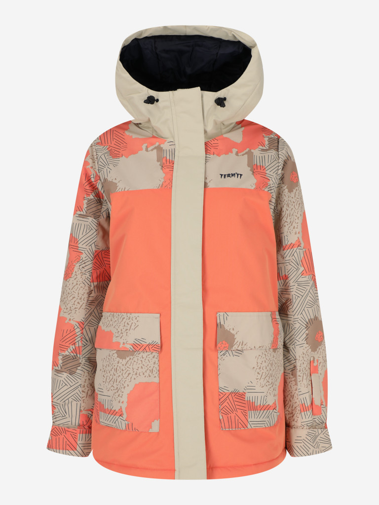 Куртка утепленная женская Termit бежевый/оранжевый цвет — купить за 12740 тг со скидкой 70 % в ...