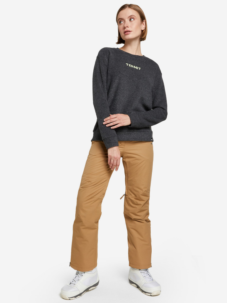 Свитшотженский флисовый Termit чёрный цвет — купить за 3290 тг со скидкой 70 % в интернет ...