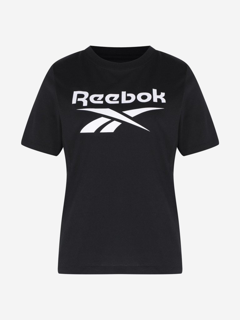 Футболка женская Reebok черный цвет — купить за 9240 тг. со скидкой 50 ...