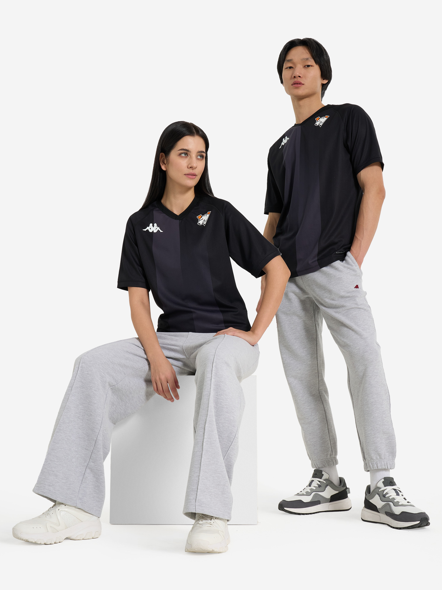 Джерси Kappa x Virtus.pro черный цвет — купить за 5990 тг со скидкой 70 % в интернет-магазине ...