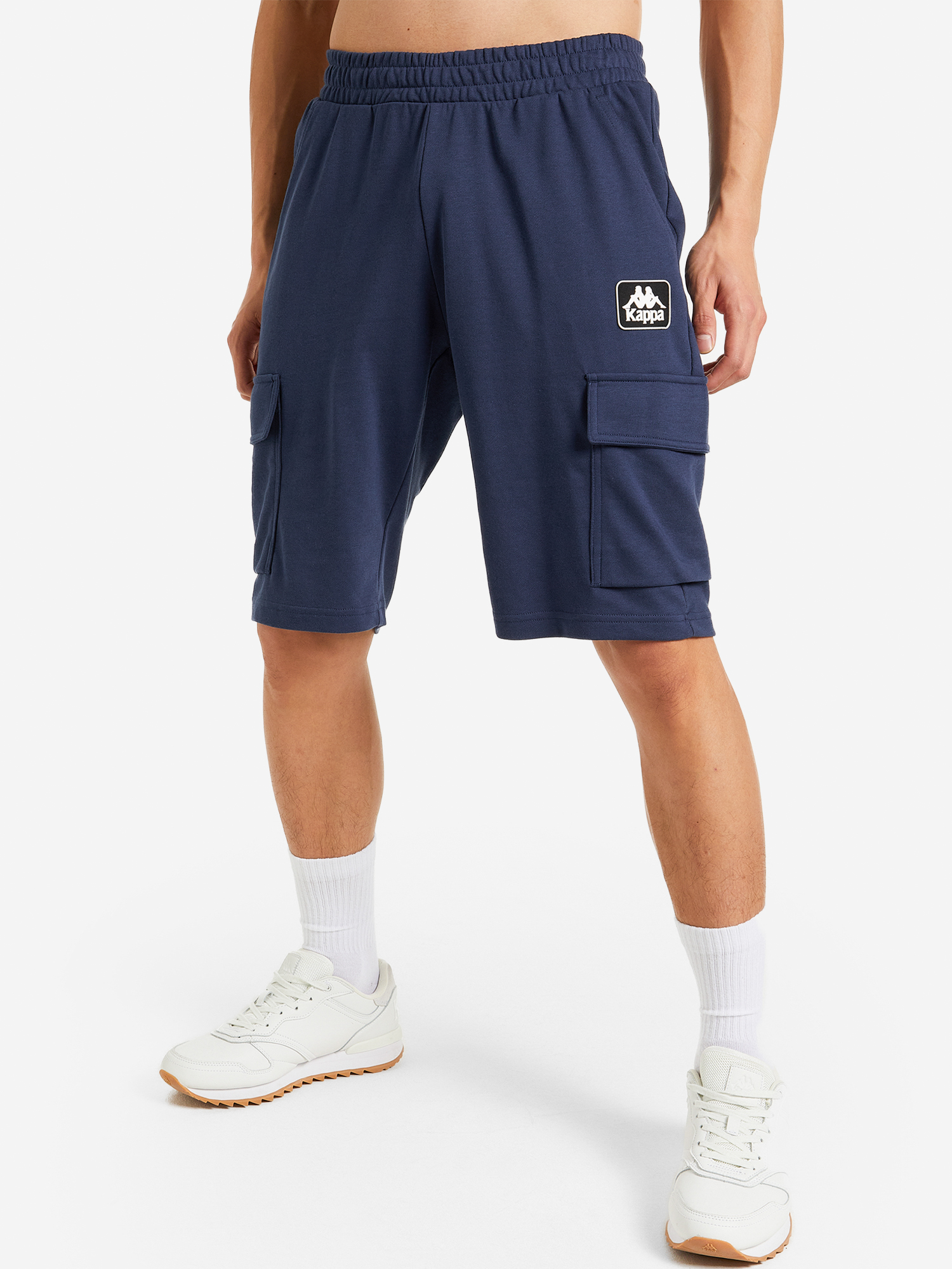 Шорты мужские Kappa синий цвет — купить за 5990 тг со скидкой 70 % в интернет-магазине Sportmaster
