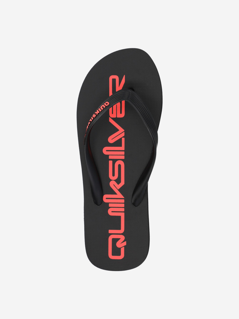 Шлепанцы мужские Quiksilver The Lettering черный/красный цвет — купить ...
