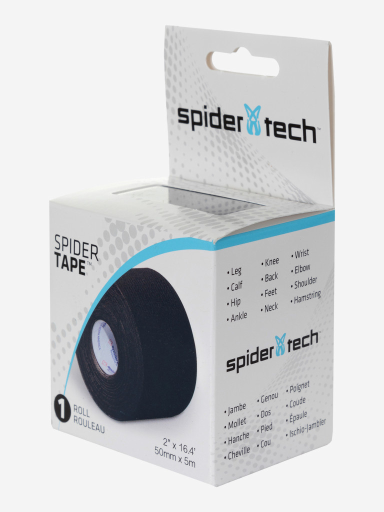 SpiderTech тейпі, 5 см х 5 м қара түсте — Sportmaster интернет-дүкенінде 3850 теңгеге сатып алу ...