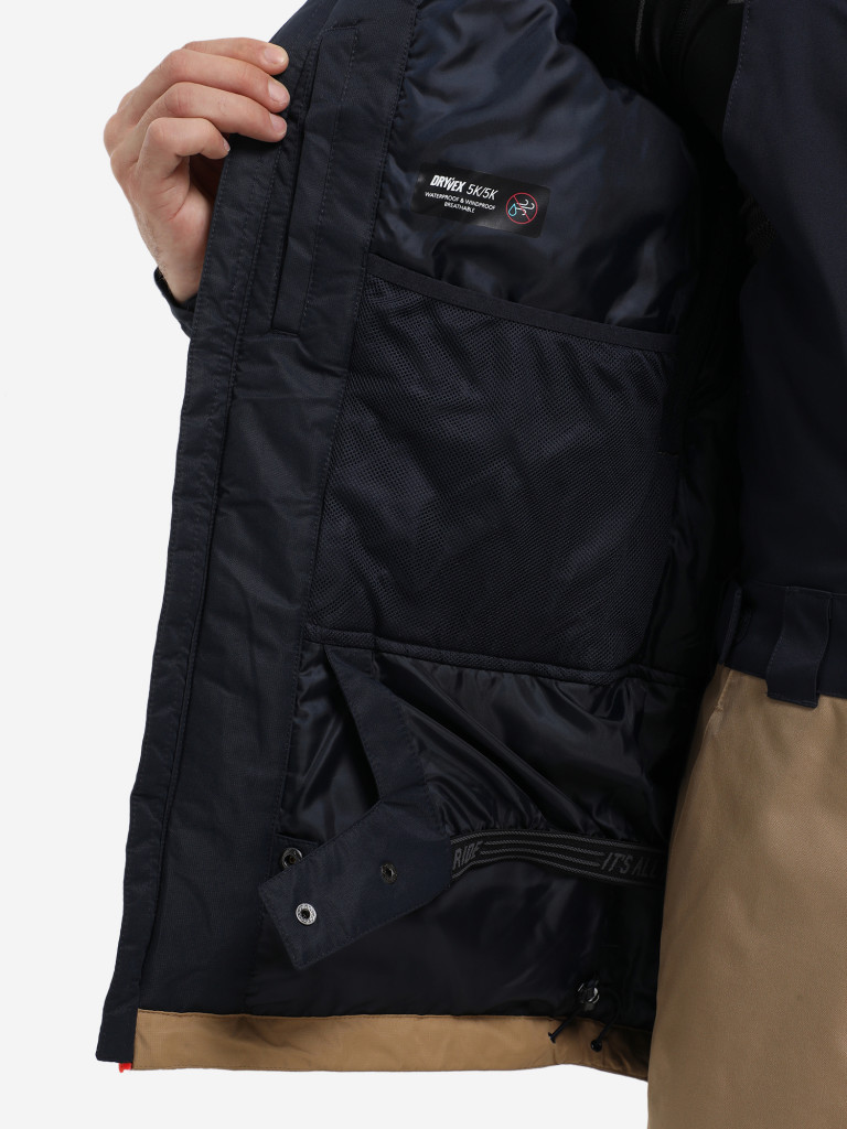 Куртка утепленная мужская Termit синий/коричневый цвет — купить за 22490 тг со скидкой 50 % в ...