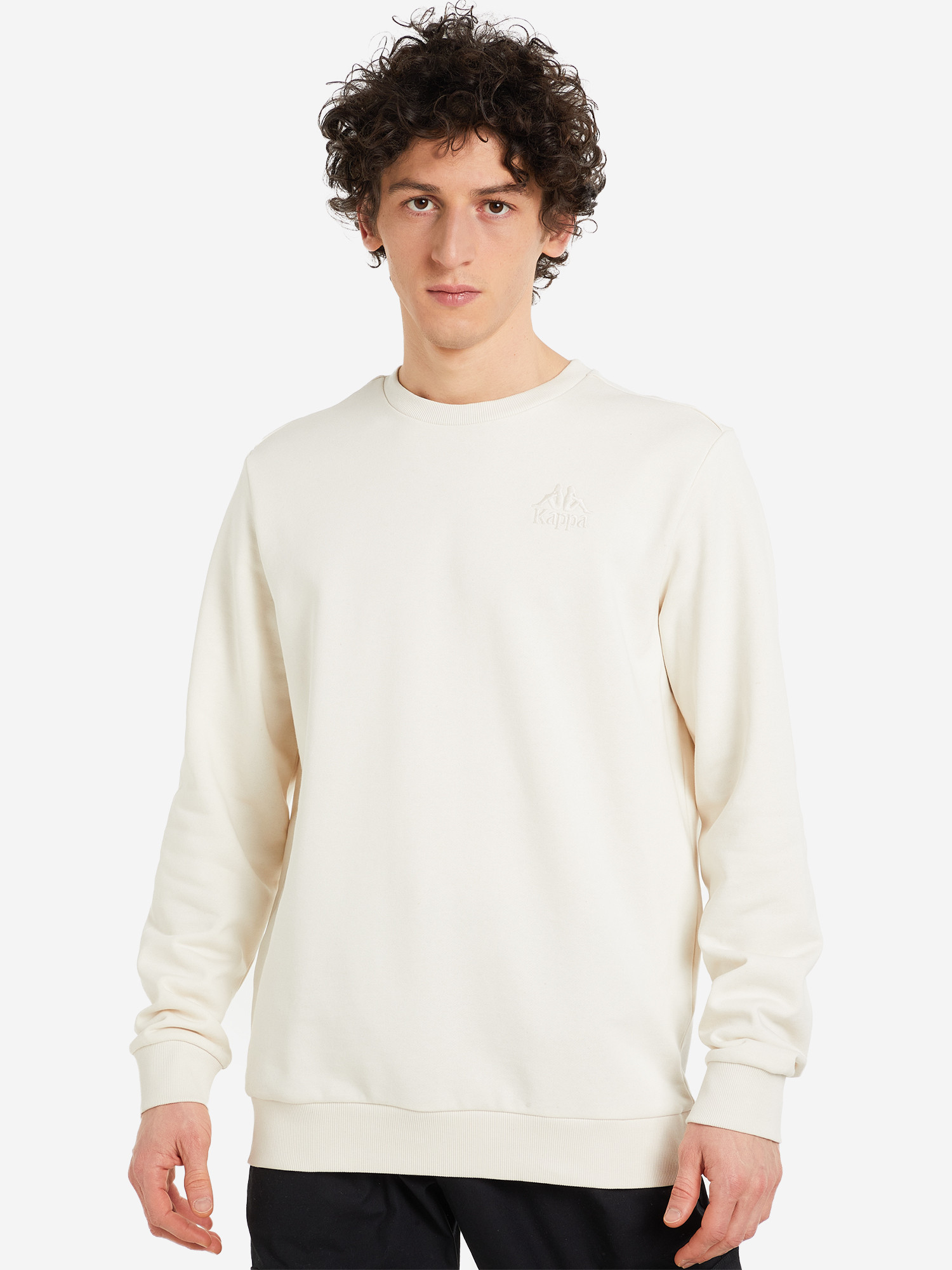 Свитшот мужской Kappa Authentic Core песочный цвет — купить за 5990 тг со скидкой 70 % в ...