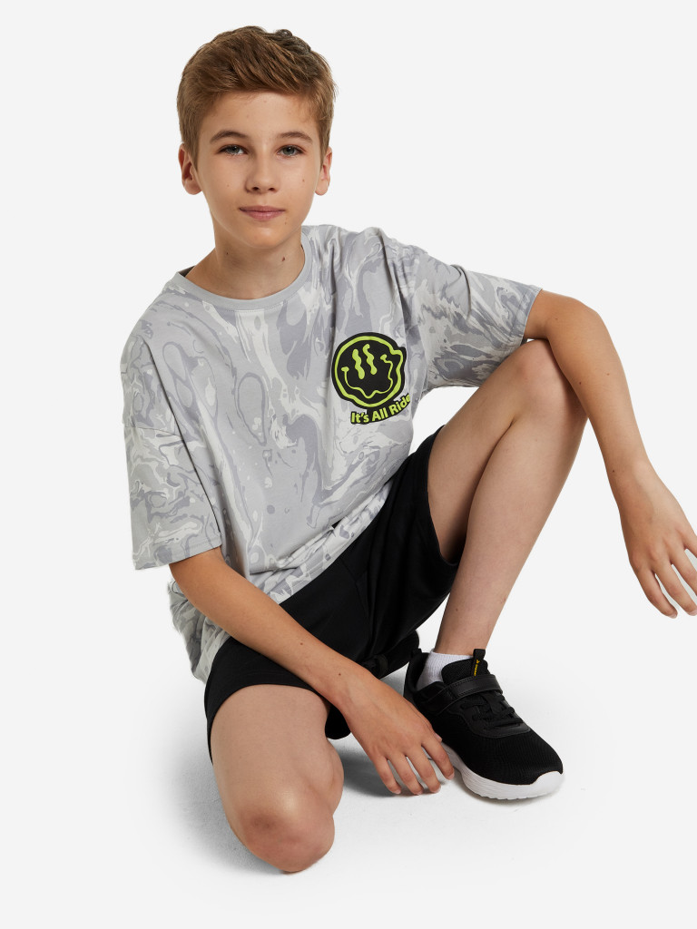 Футболка для мальчиков Termit серый цвет — купить за 3140 тг со скидкой 50 % в интернет-магазине ...
