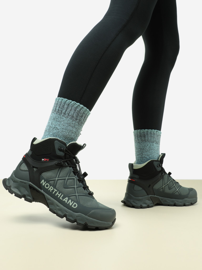 Ботинки женские Northland Fly Hiker Mid HDry темно-серый цвет — купить ...