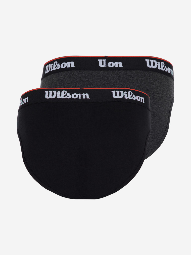 Трусы мужские Wilson, 2 штуки черный/темно-серый меланж цвет — купить ...