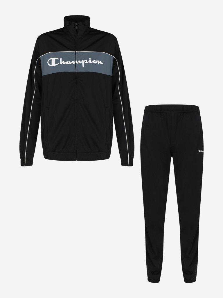 Спортивный костюм мужской Champion черный/серый/белый цвет — купить за ...
