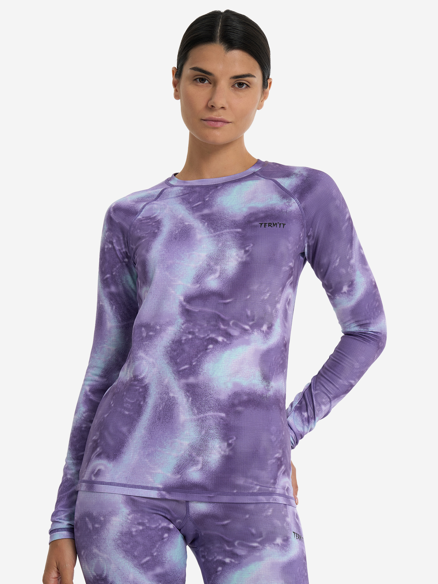 Термобелье верх женское Termit фиолетовый/голубой цвет — купить за 5740 ...