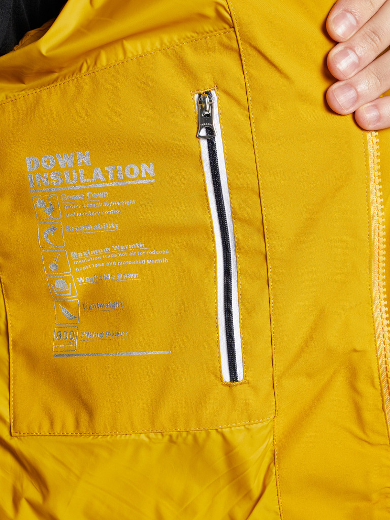 Пуховик мужской Pelliot желтый цвет — купить за 40190 тг со скидкой 70 % в интернет-магазине ...