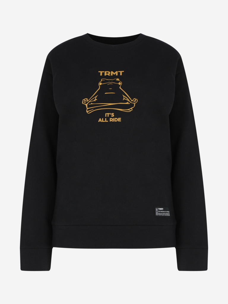 Свитшот женский Termit черный цвет — купить за 3290 тг со скидкой 70 % в интернет-магазине ...