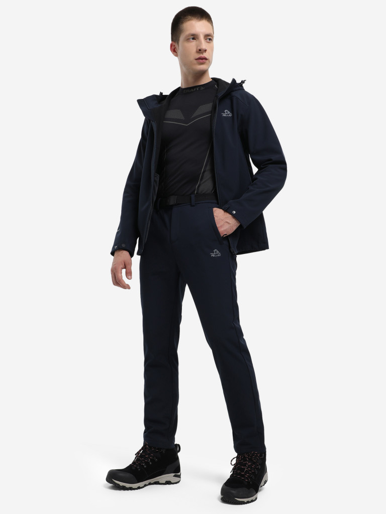 Брюки мужские Pelliot синий цвет — купить за 8840 тг со скидкой 70 % в интернет-магазине Sportmaster