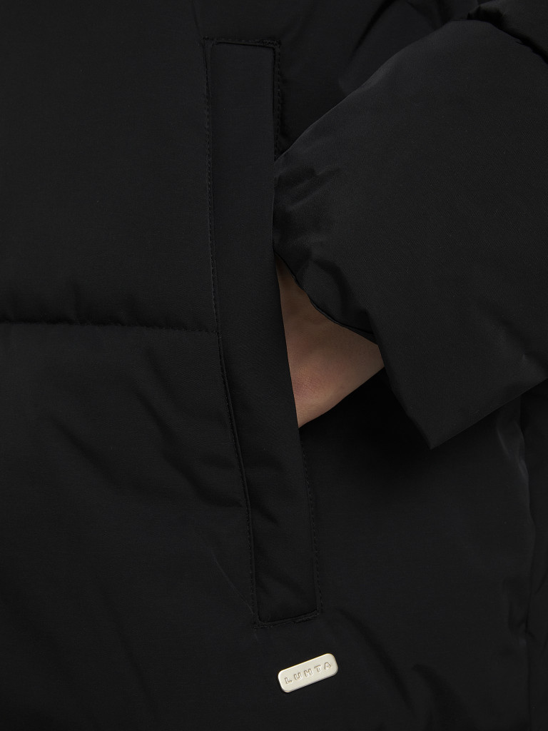 Пальто утепленное женское Luhta Heinis черный цвет — купить за 149990 ...