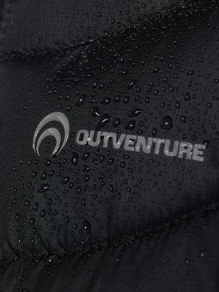 Пуховик женский Outventure черный цвет — купить за 11840 тг со скидкой ...