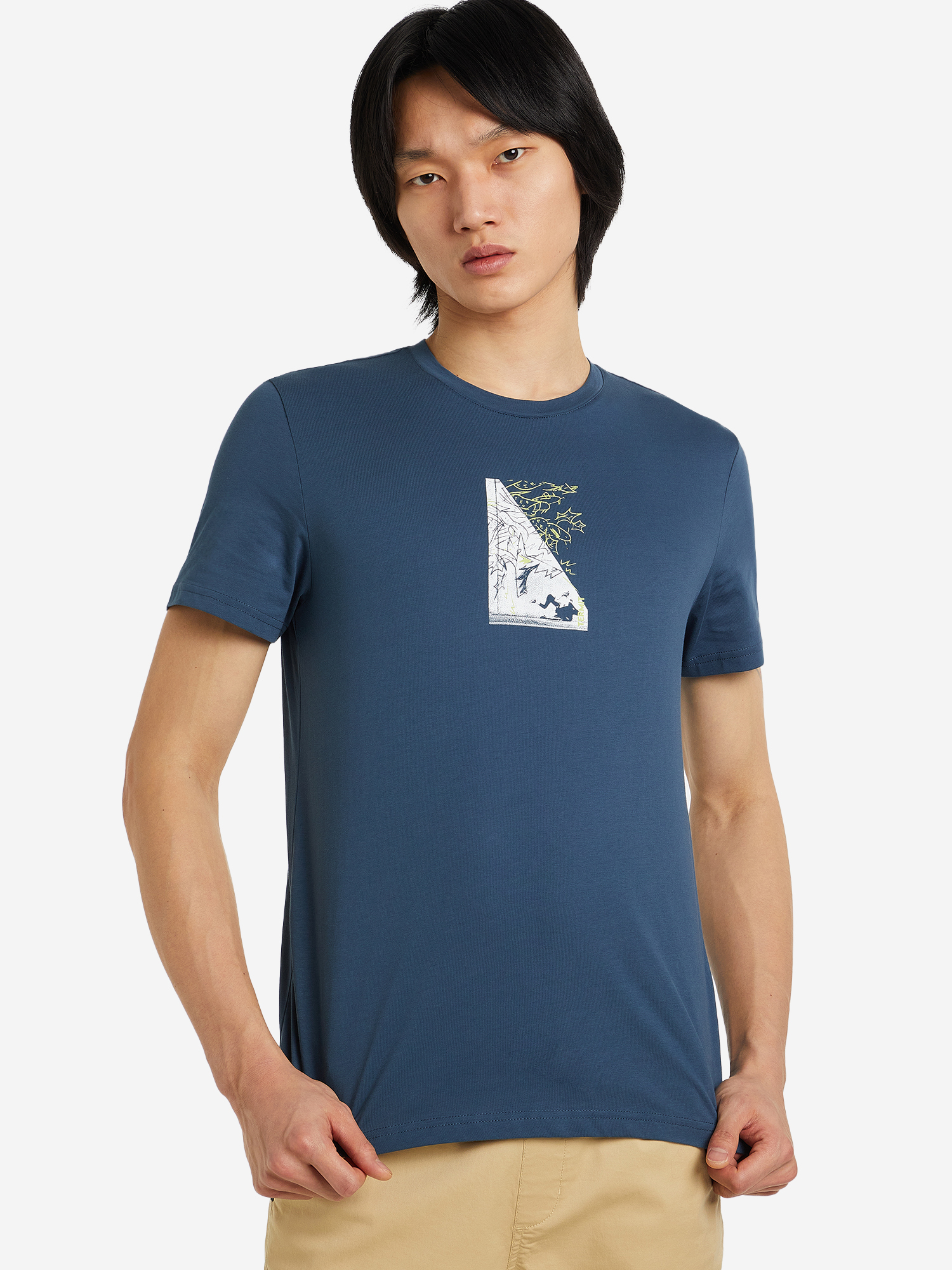 Футболка мужская Termit морской цвет — купить за 2490 тг со скидкой 50 % в интернет-магазине ...