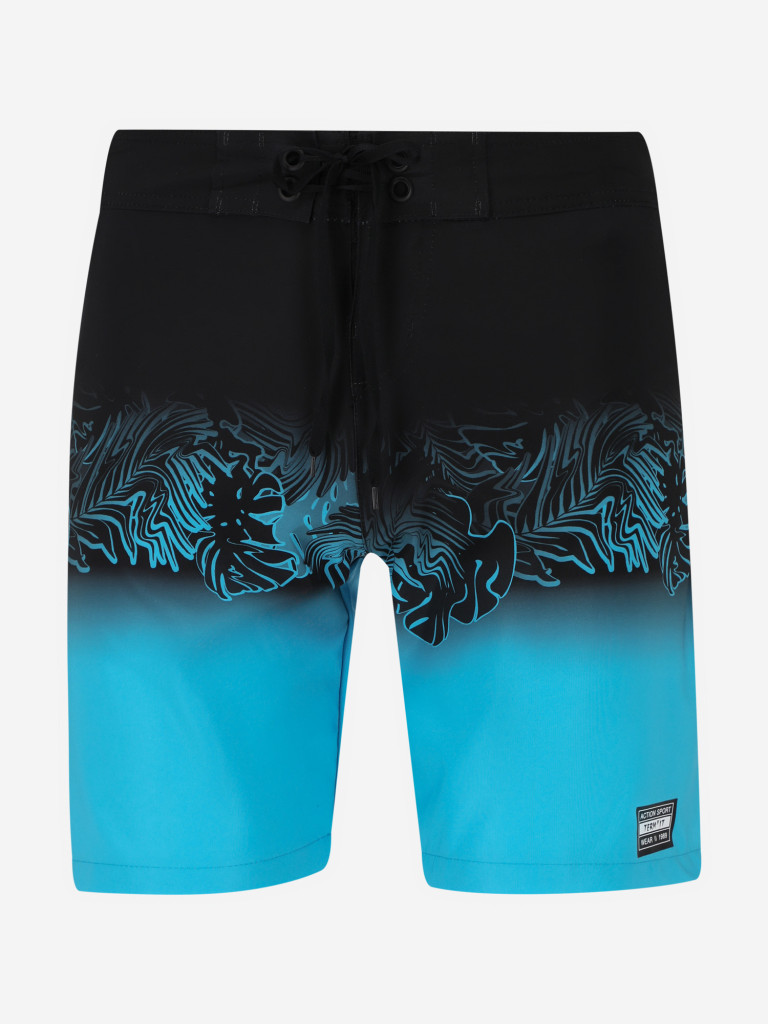 Шорты пляжные мужские Termit черный/голубой цвет — купить за 4790 тг со скидкой 70 % в интернет ...