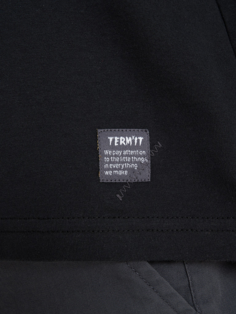 Лонгслив мужской Termit черный цвет — купить за 2990 тг со скидкой 60 % в интернет-магазине ...
