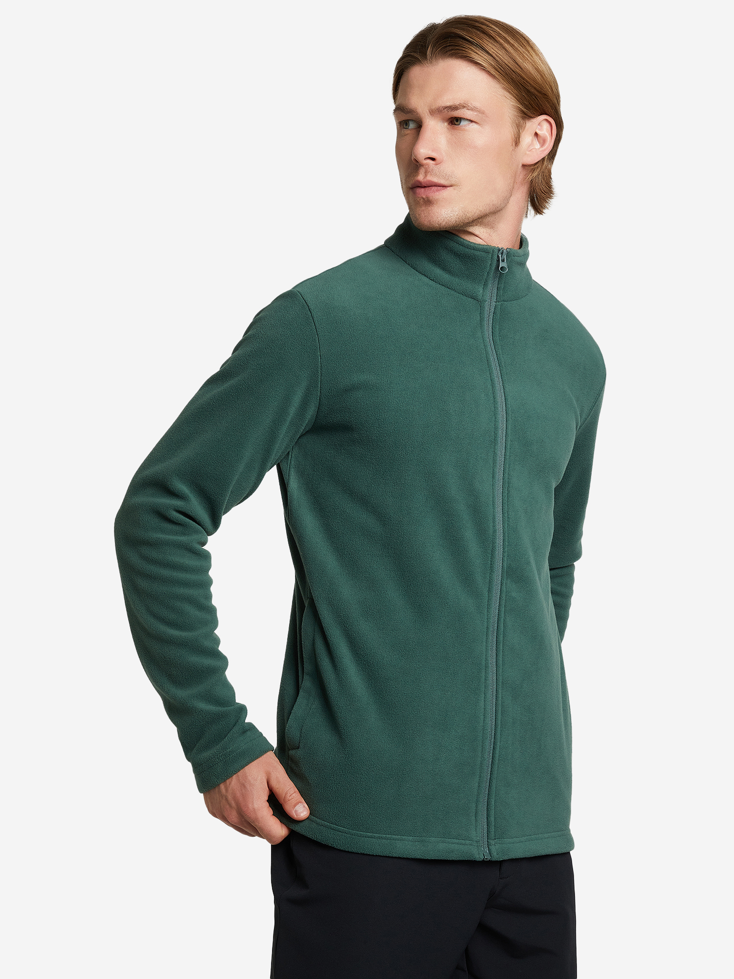 Джемпер флисовый мужской Outventure болотный цвет — купить за 3990 тг ...