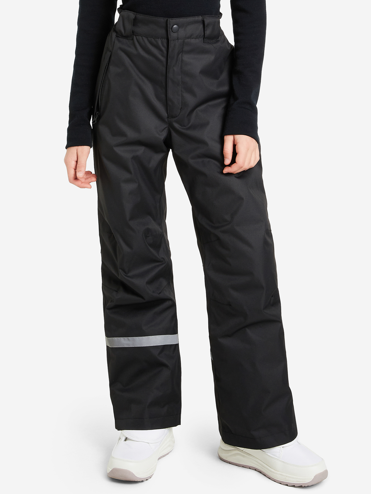 Брюки утепленные для девочек Reima Tuokio черный цвет — купить за 23390 ...