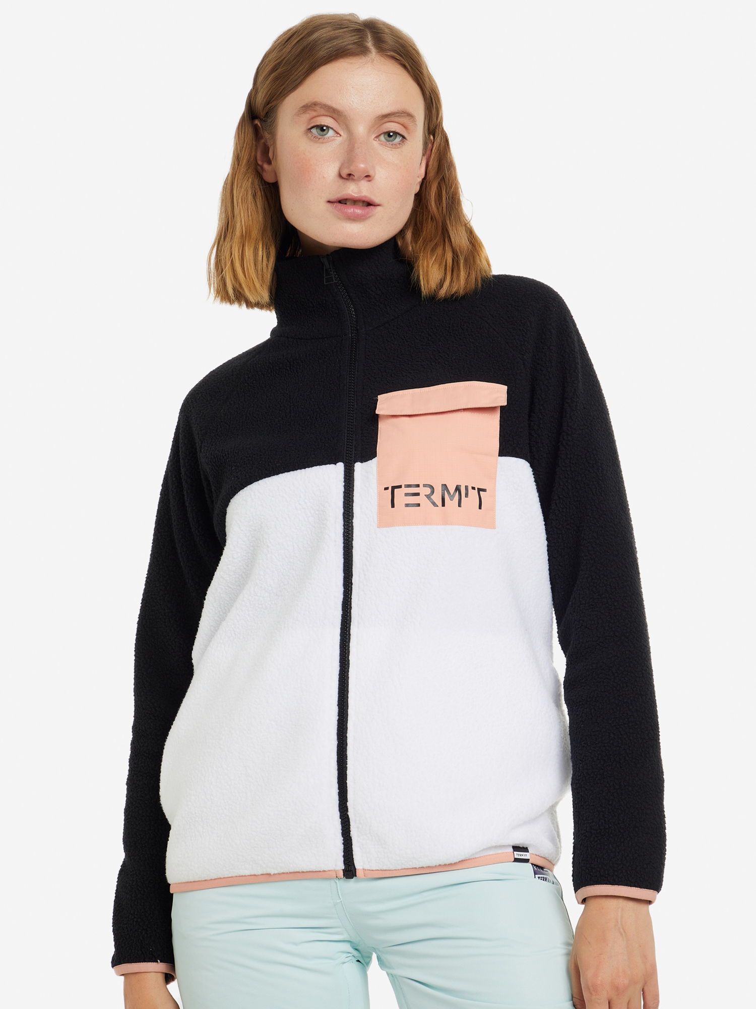 Termit әйелдер флис жемпірі қара/ақ түсте — Sportmaster интернет-дүкенінде 10990 теңгеге сатып ...