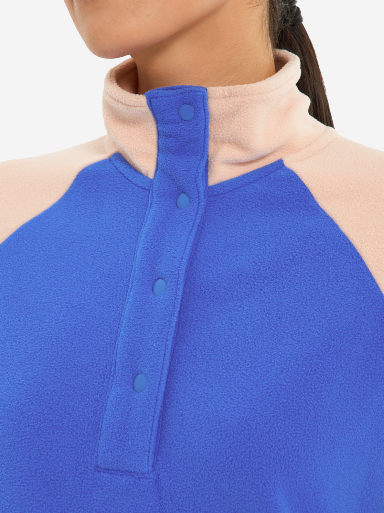 Джемпер флисовый женский Termit синий/бежевый цвет — купить за 2990 тг со скидкой 70 % в ...