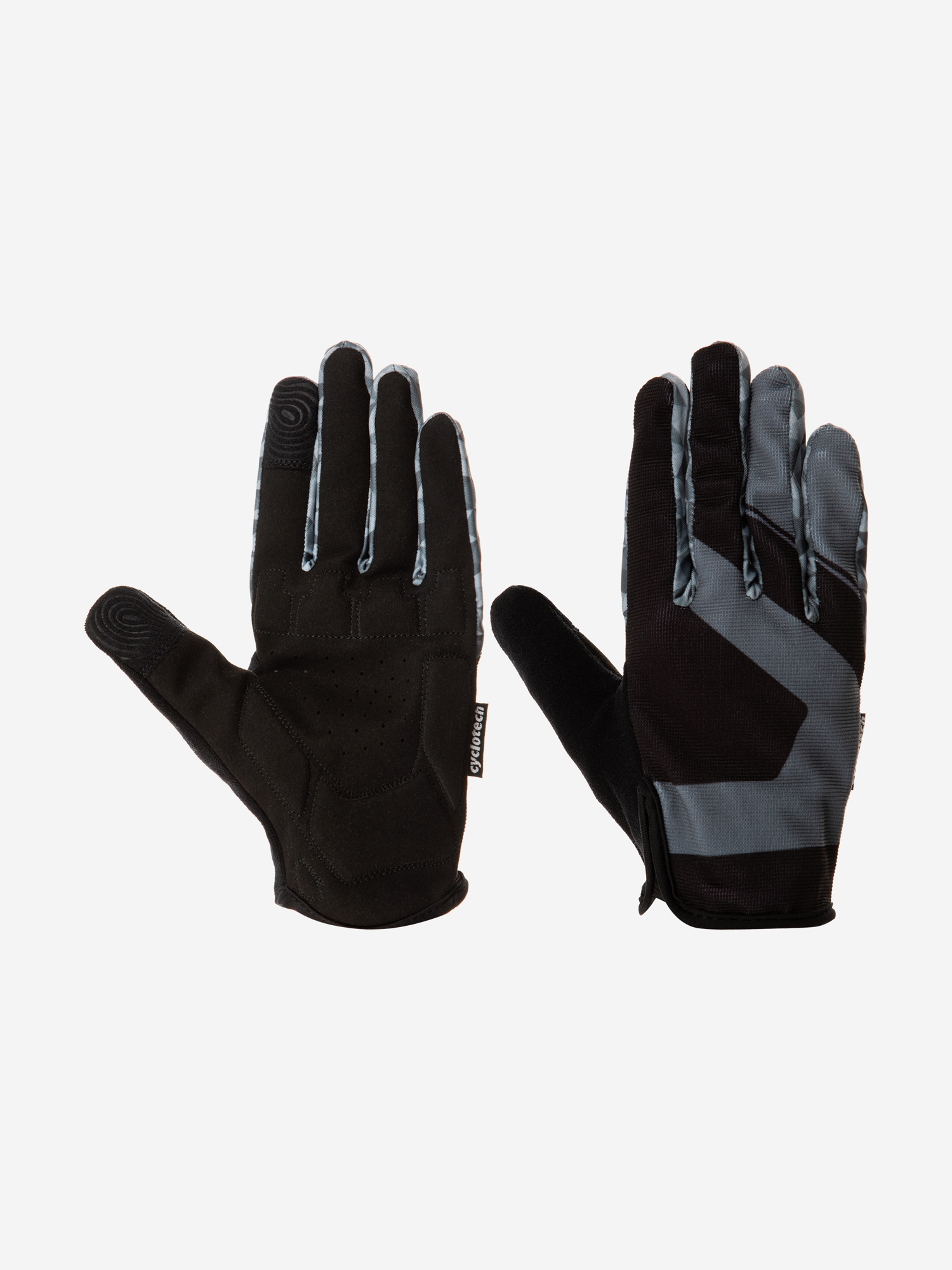 Перчатки велосипедные Cyclotech 11 Nitro Light черный/серый цвет ...