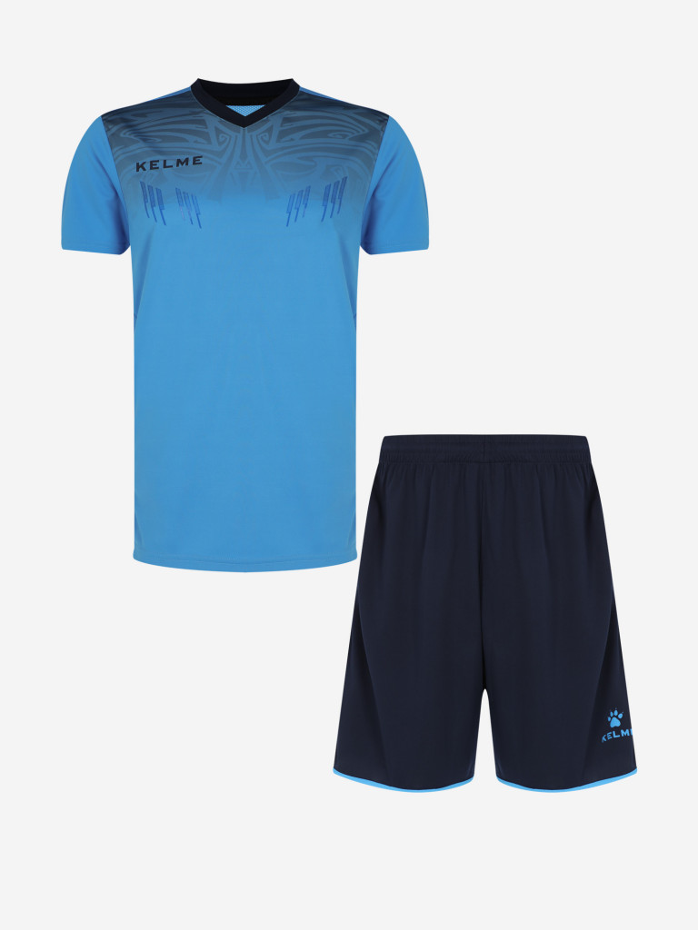 Комплект футбольной формы мужской Kelme синий/темно-синий цвет — купить за 10490 тг со скидкой ...
