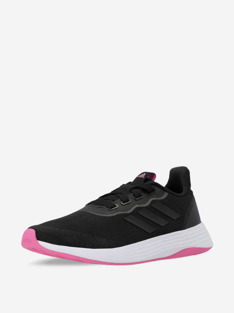 Adidas Qt Racer Sport әйелдер кроссовкасы қара/ақ/қызғылт түсте ...