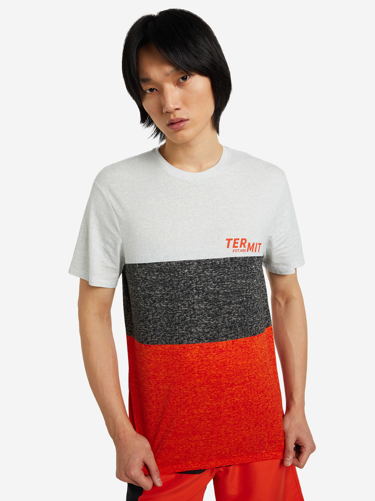 Футболка мужская Termit белый/красный цвет — купить за 4240 тг. со скидкой 50 % в интернет ...